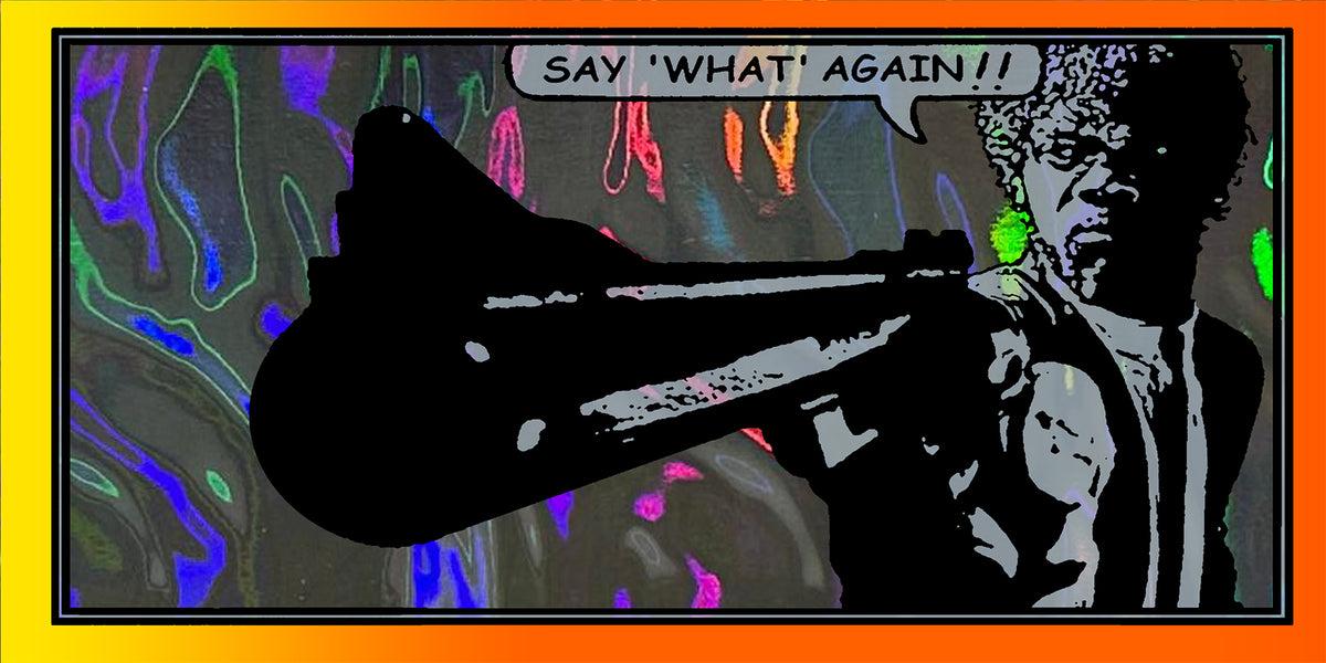 Say What Again Holographic Handbill – Blunt Graffix